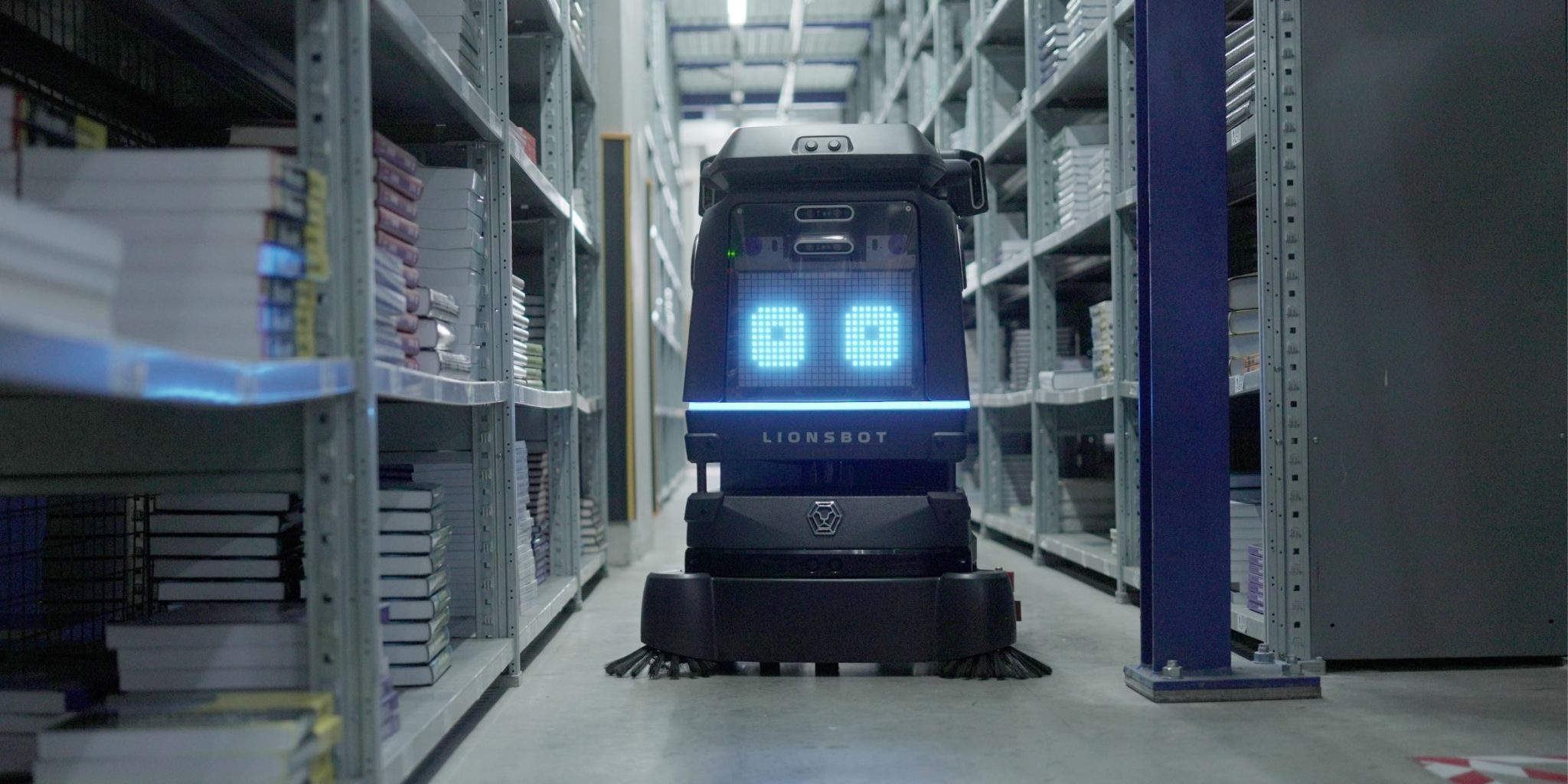 Robot Chà Sàn LionsBot R3 Scrub Pro - BLUE PLANET